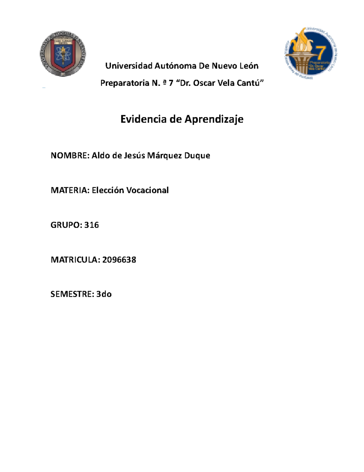 AJMD EV3 EV 316 24 - Universidad Autónoma De Nuevo León Preparatoria N ...