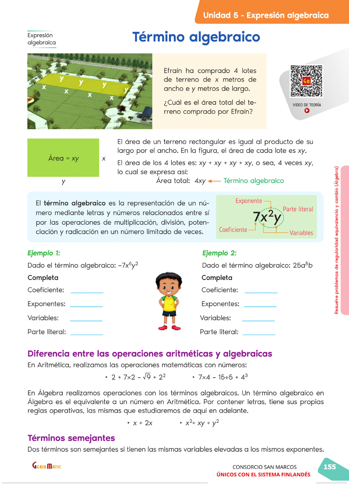 1 Termino Algebraico - ejercicios - MATEMATICA - Studocu