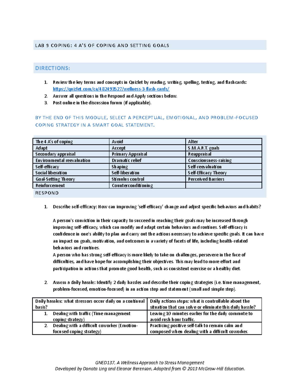 GNED 137 - Lab 9 - This is a lab work provided for the course book ...