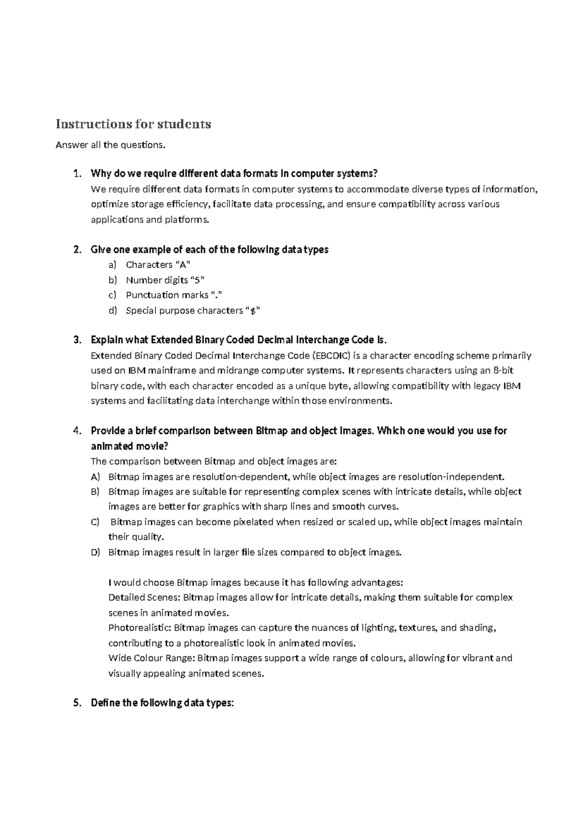 Activity 3 - .ITSU1001 Introduction to Computer Systems and Networking - Instructions for ...