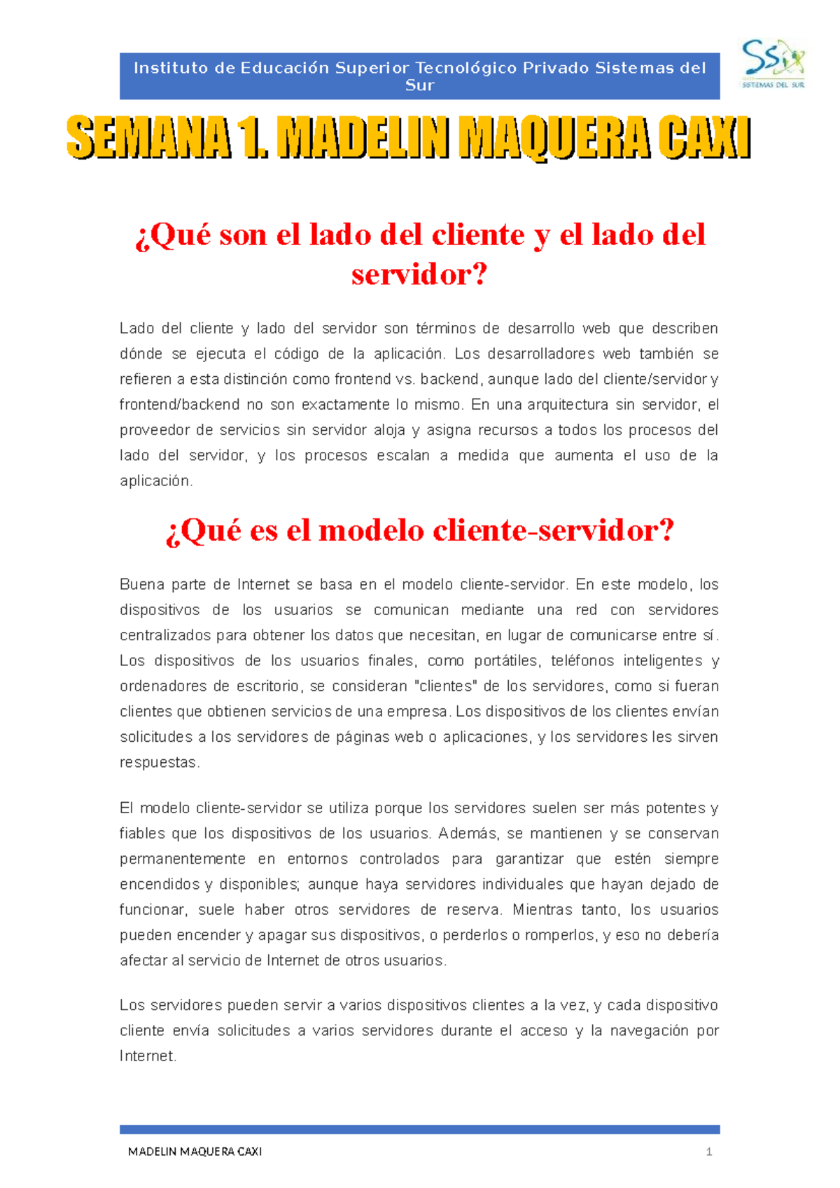 Aplicaciones Moviles 1 - ¿Qué son el lado del cliente y el lado del ...