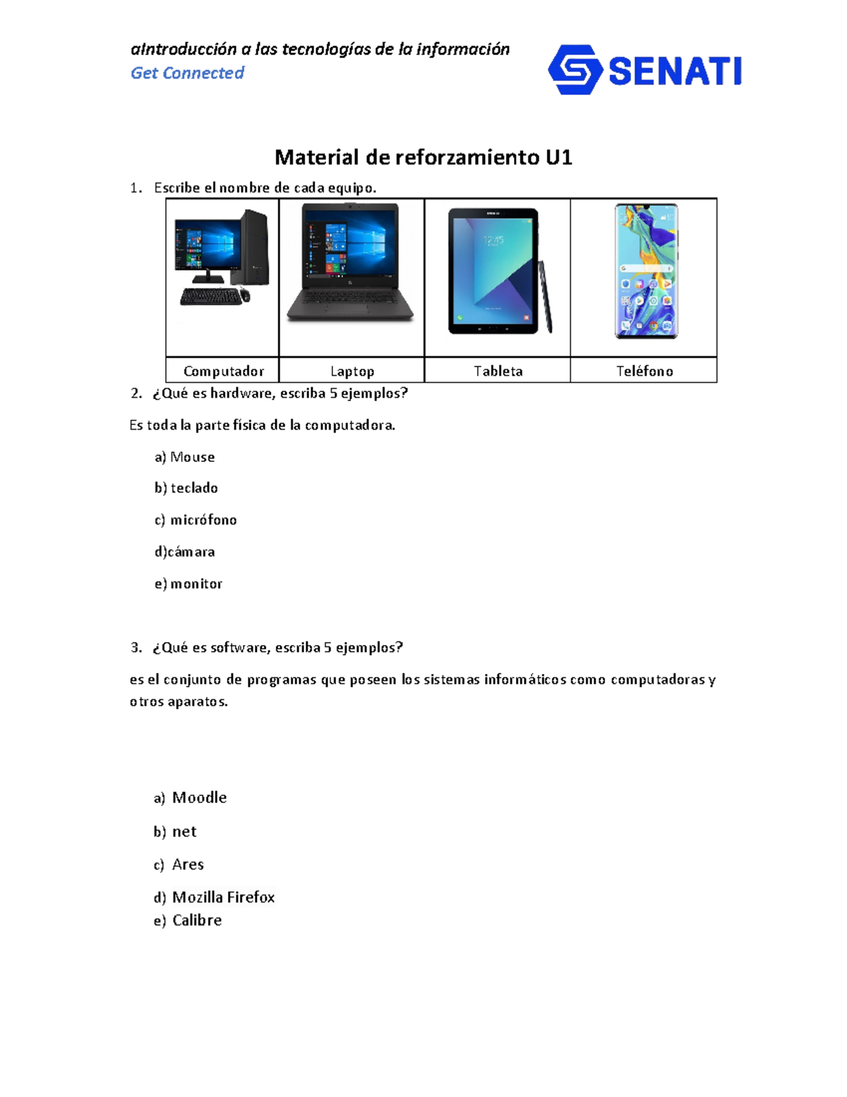 Material de reforzamiento U1 - aIntroducción a las tecnologías de la ...