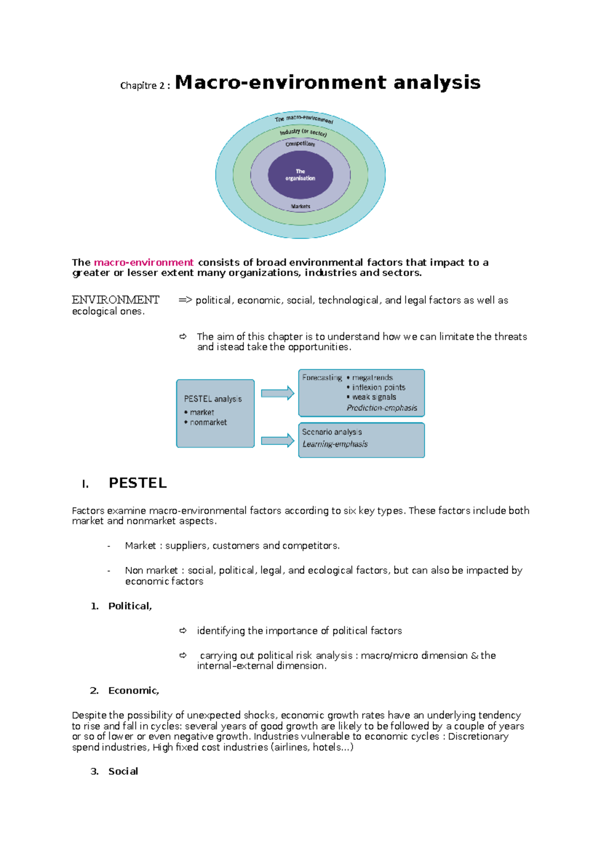 Chapter 3 - PESTEL and Forecasting analysis - Fundamentals of Marketing ...