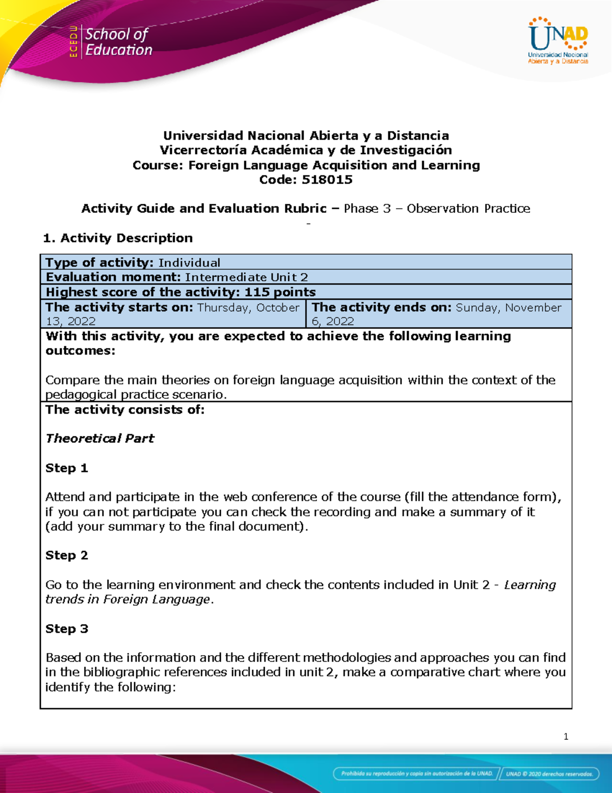 Activity Guide and Evaluation Rubric - Unit 2 - Phase 3 - Participant ...