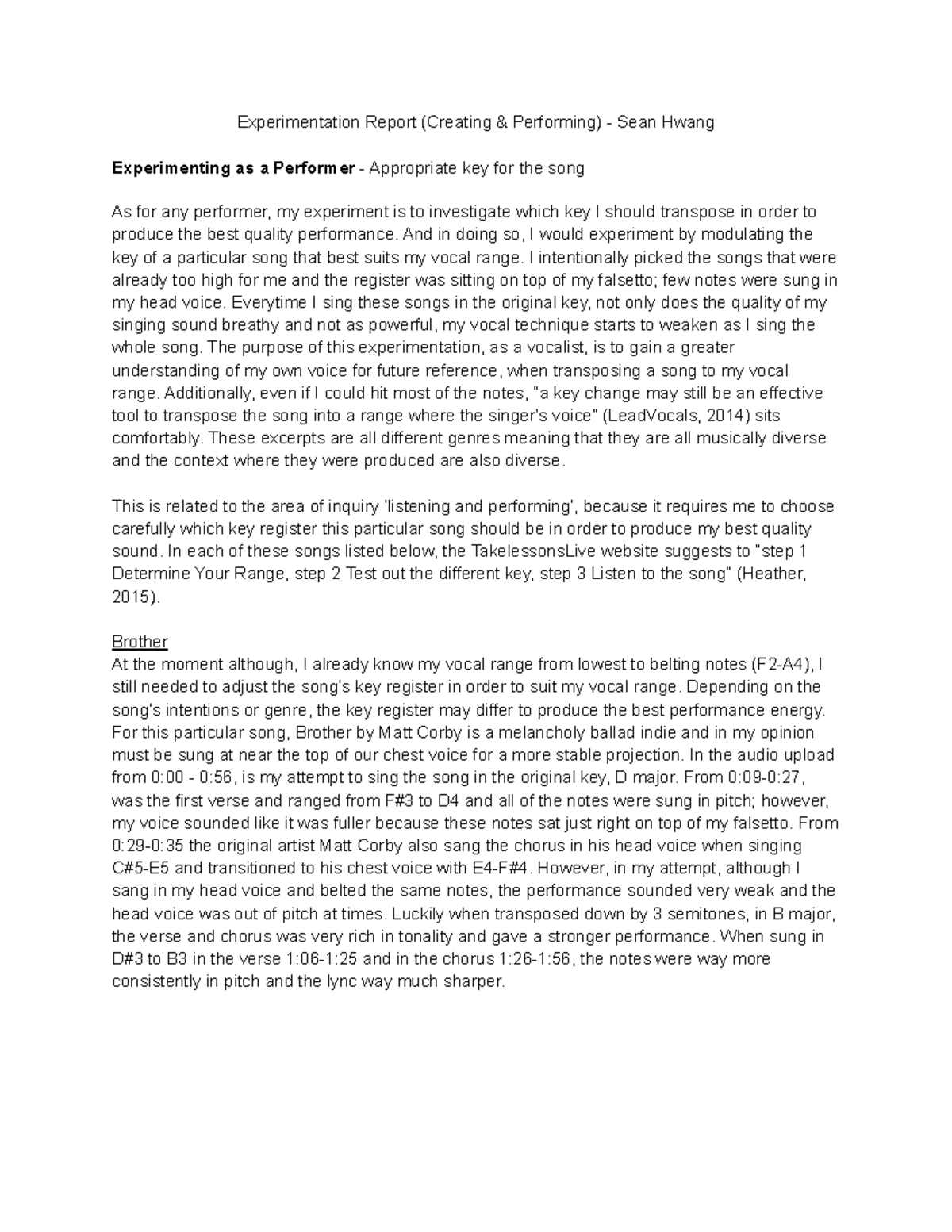 Music Experimenting 2022 (2) - Experimentation Report (Creating ...