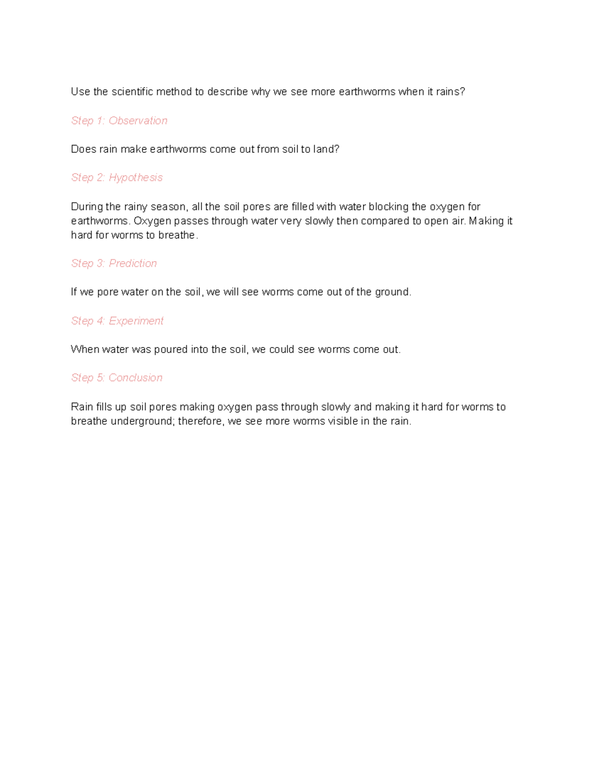 Bio Assignment 2 Scientific Method Use The Scientific Method To bio-assignment-2-scientific-method-use-the-scientific-method-to