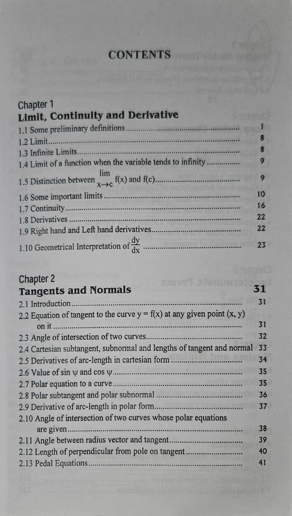 Calculus - sylllabus - CONTENTS Chapter 1 Limit, Continuity and ...