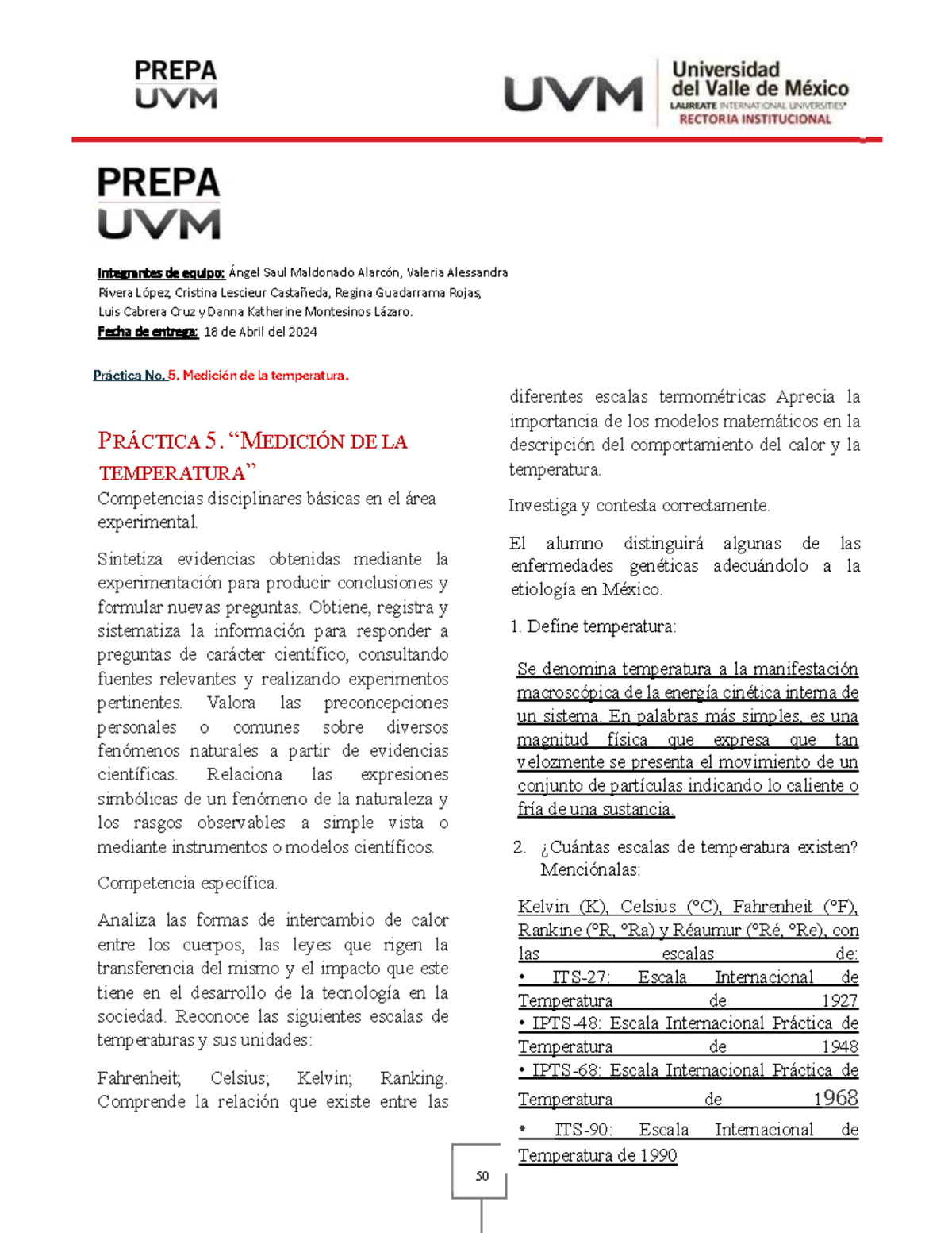Práctica física p2 - Integrantes de equipo: Ángel Saul Maldonado ...