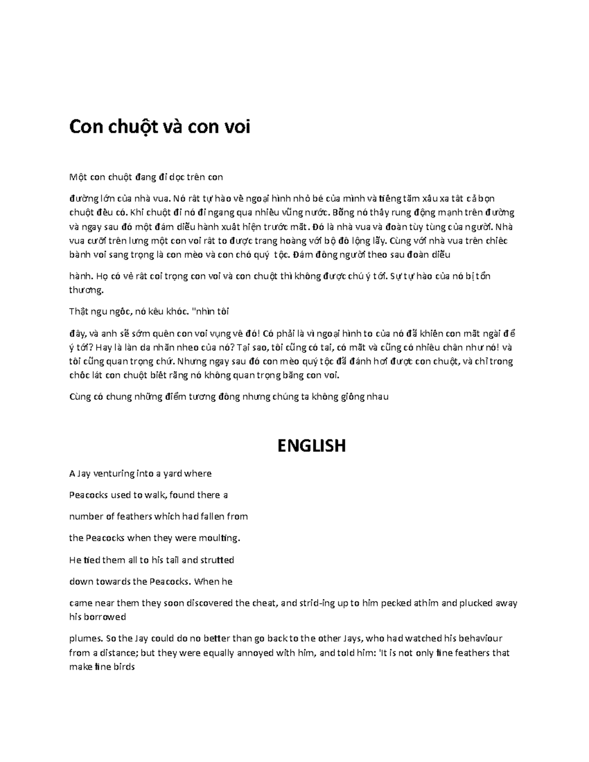 Con chuột và con voi - Huhu - Con chu t và con voiộ M t con chu t đang ...