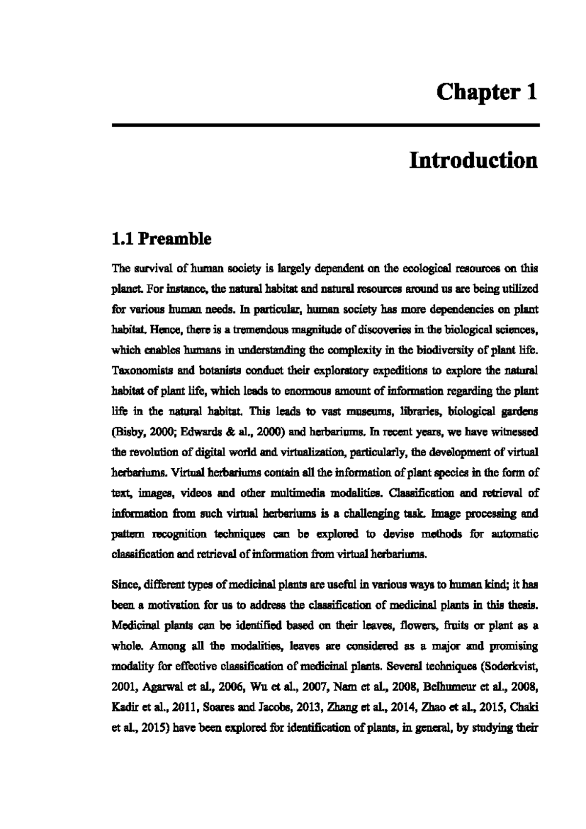 Chapter 1 - good - Chapter 1 Introduction 1 Preamble The survival of human society is largely ...