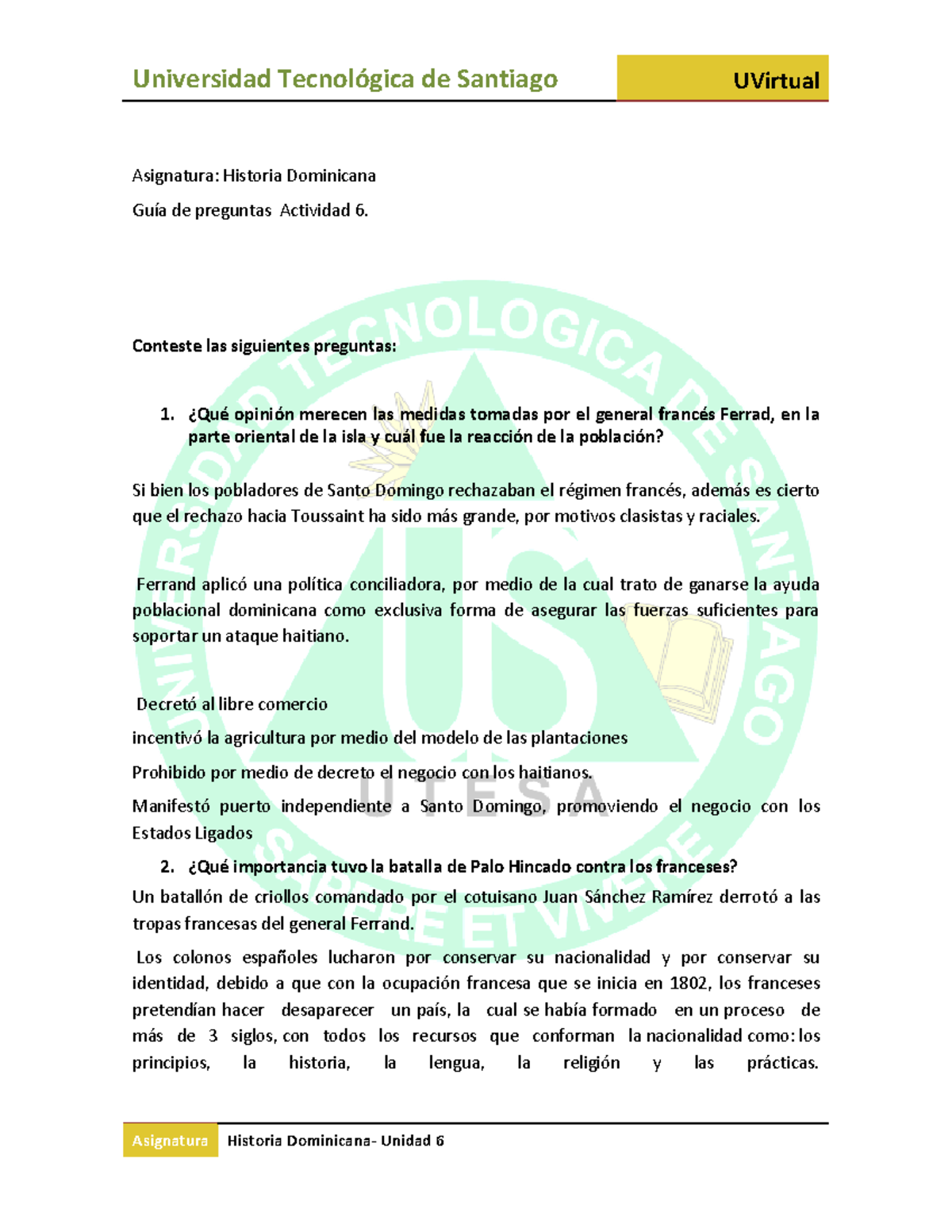 Guia actividad 6 - RESUMEN DE INTRODUCIR A LA FILOSOFÍA - Universidad ...