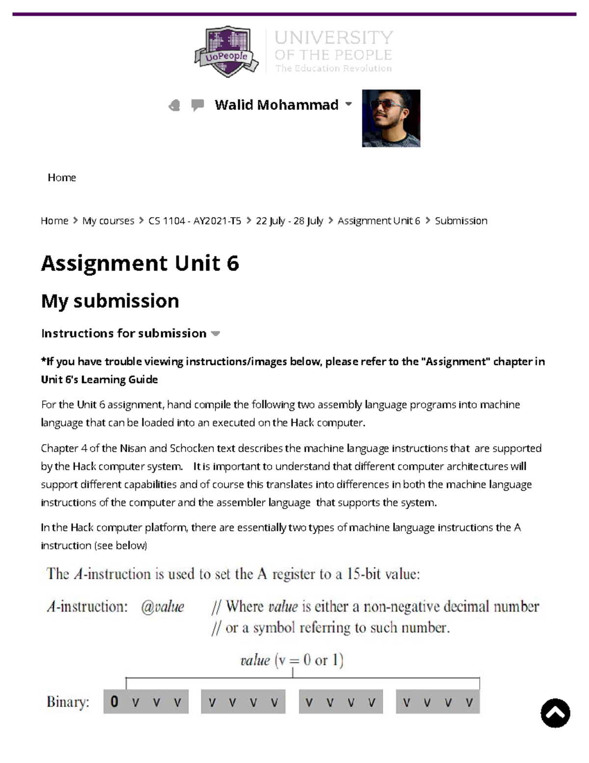 WA 6 - Computer Systems Writing Assignment Unit 6 with Answers. - Home ...