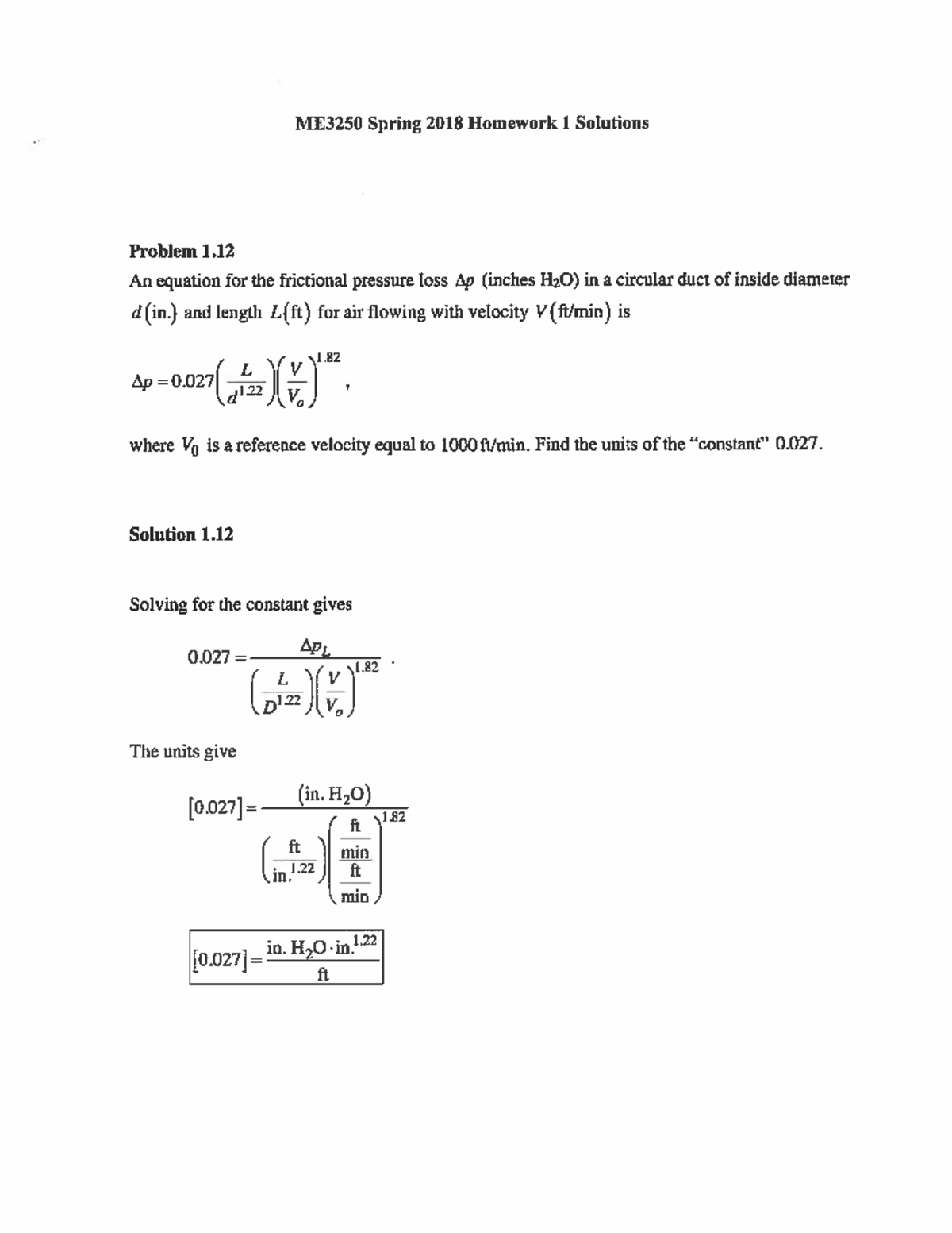 ME3250-S18 HW#1 Sol - Solutions from course textbook homework set 1 ...