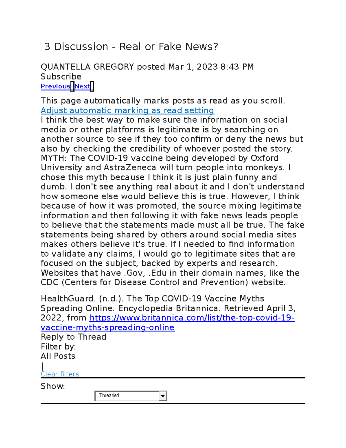 3Discussion - a work - 3 Discussion - Real or Fake News? QUANTELLA ...