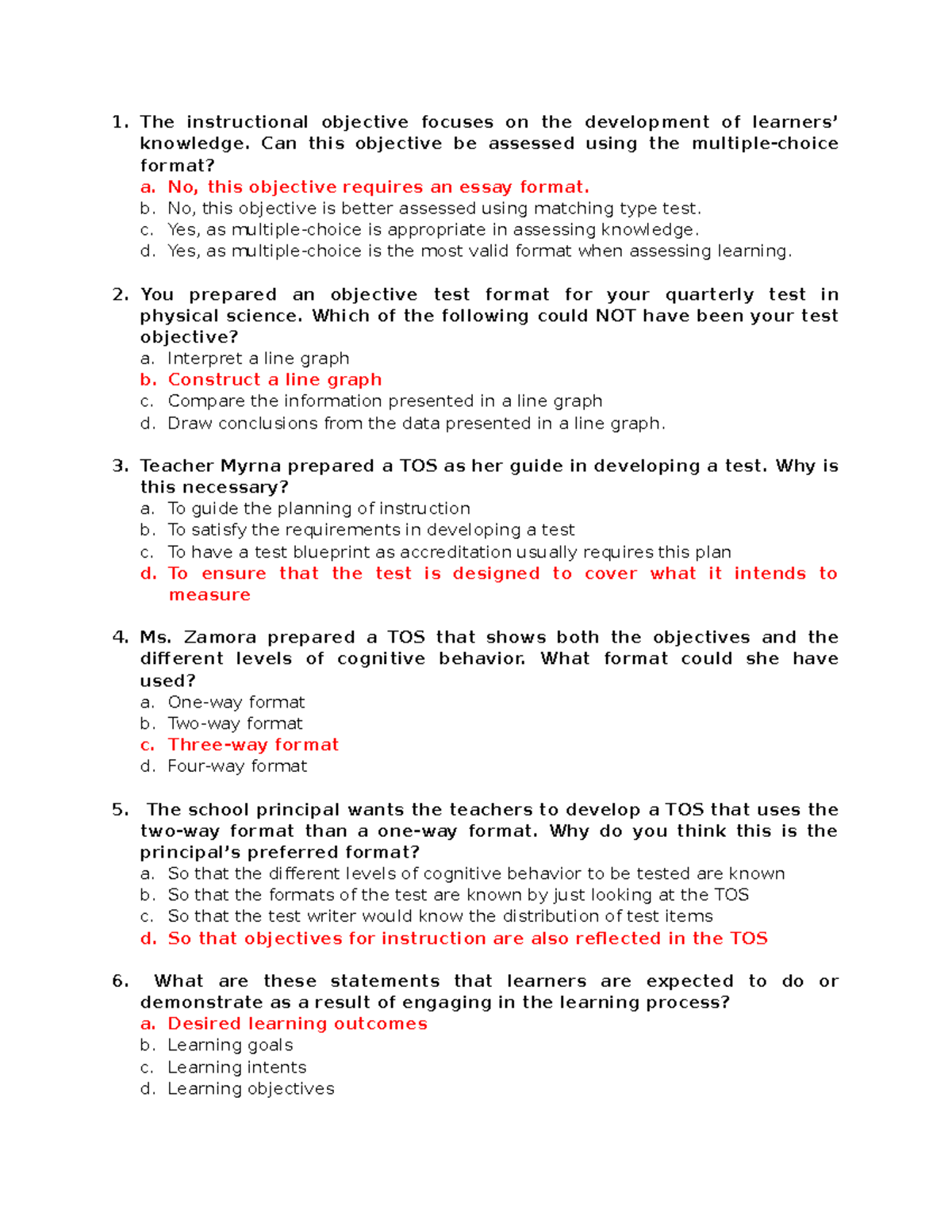 Module 2 Dimension Science - The instructional objective focuses on the ...