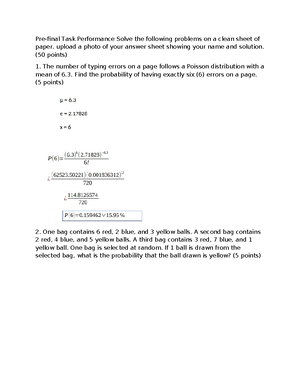 02 Activity Quantitative Methods - QUANTITATIVE METHODS A pet store has the following animals: 6 ...