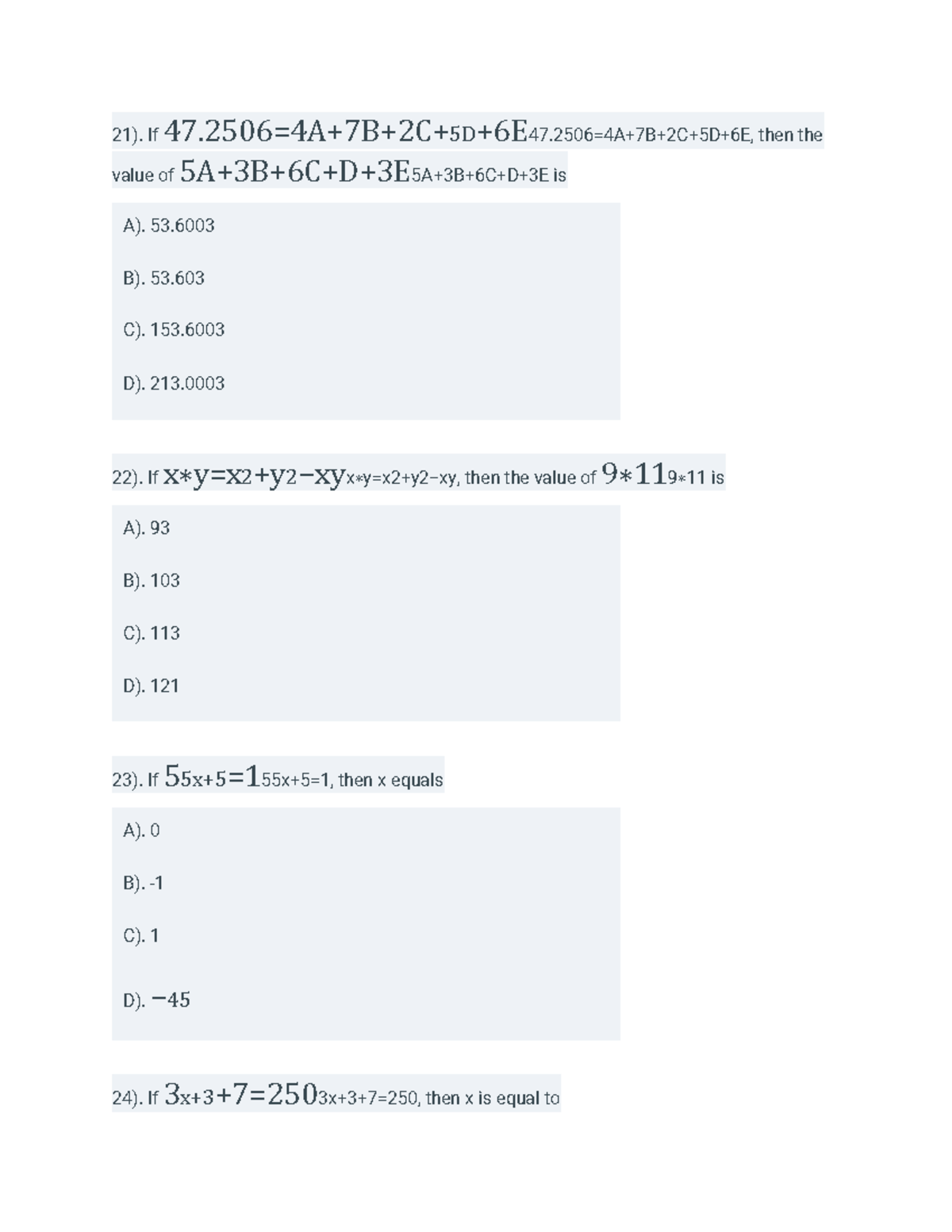 Math part 3 - Elementary Mathematics important practice material pdf ...