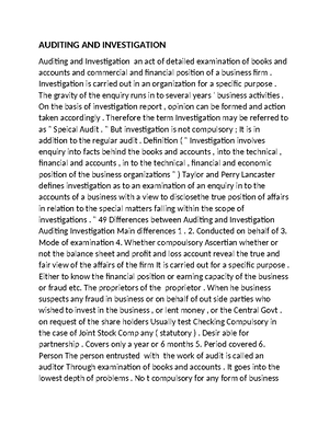 Audit Classifications AND Vouching - Audit Classification [ Audit classification on the basis of ...