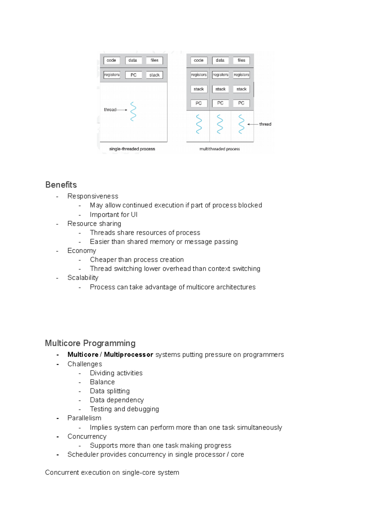 210423 - Lecture 3 - Threads and Concurrency - COM00021I - York - Studocu