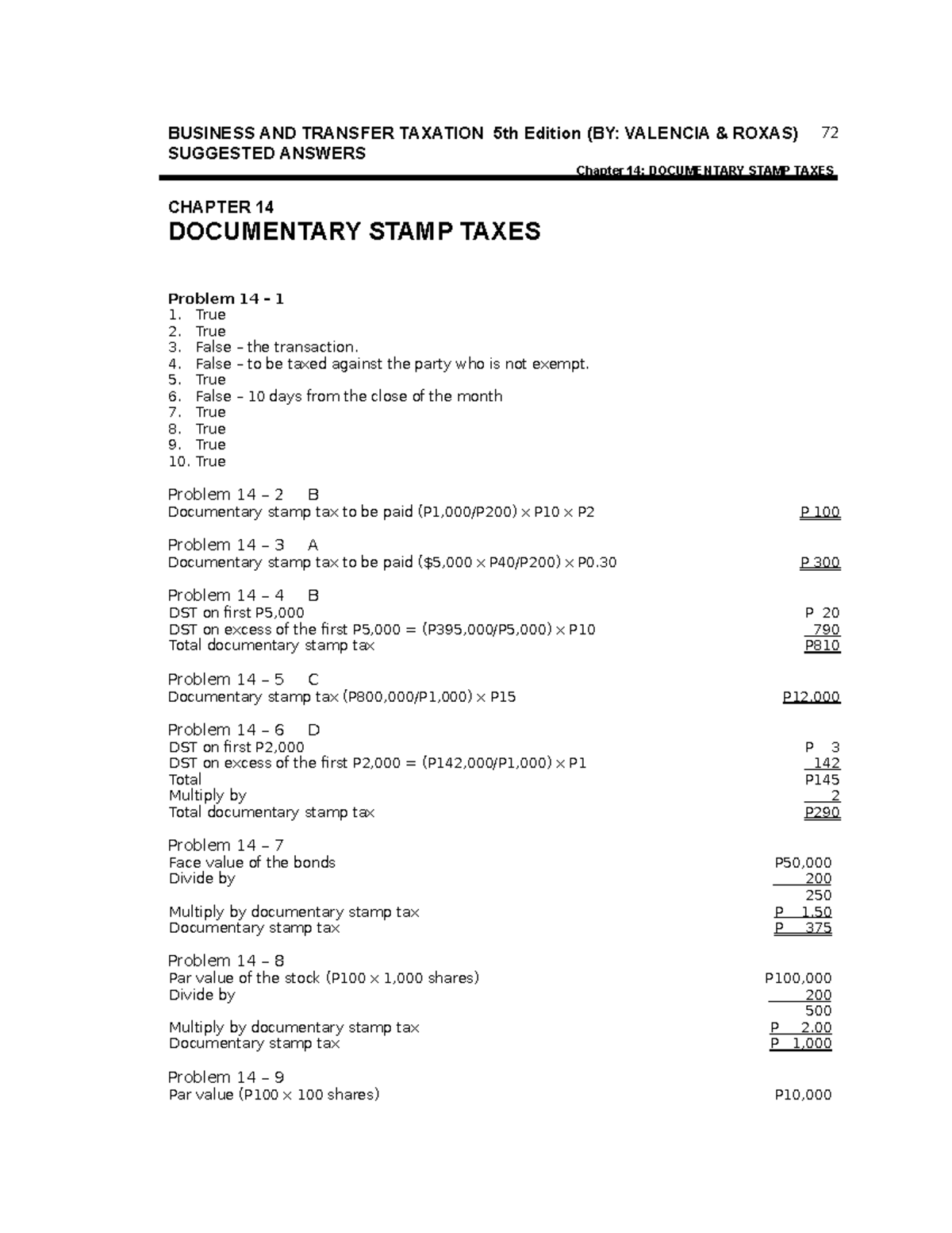 DOCUMENTARY_STAMP_TAXES_Problem_14_1.doc - BUSINESS AND TRANSFER ...