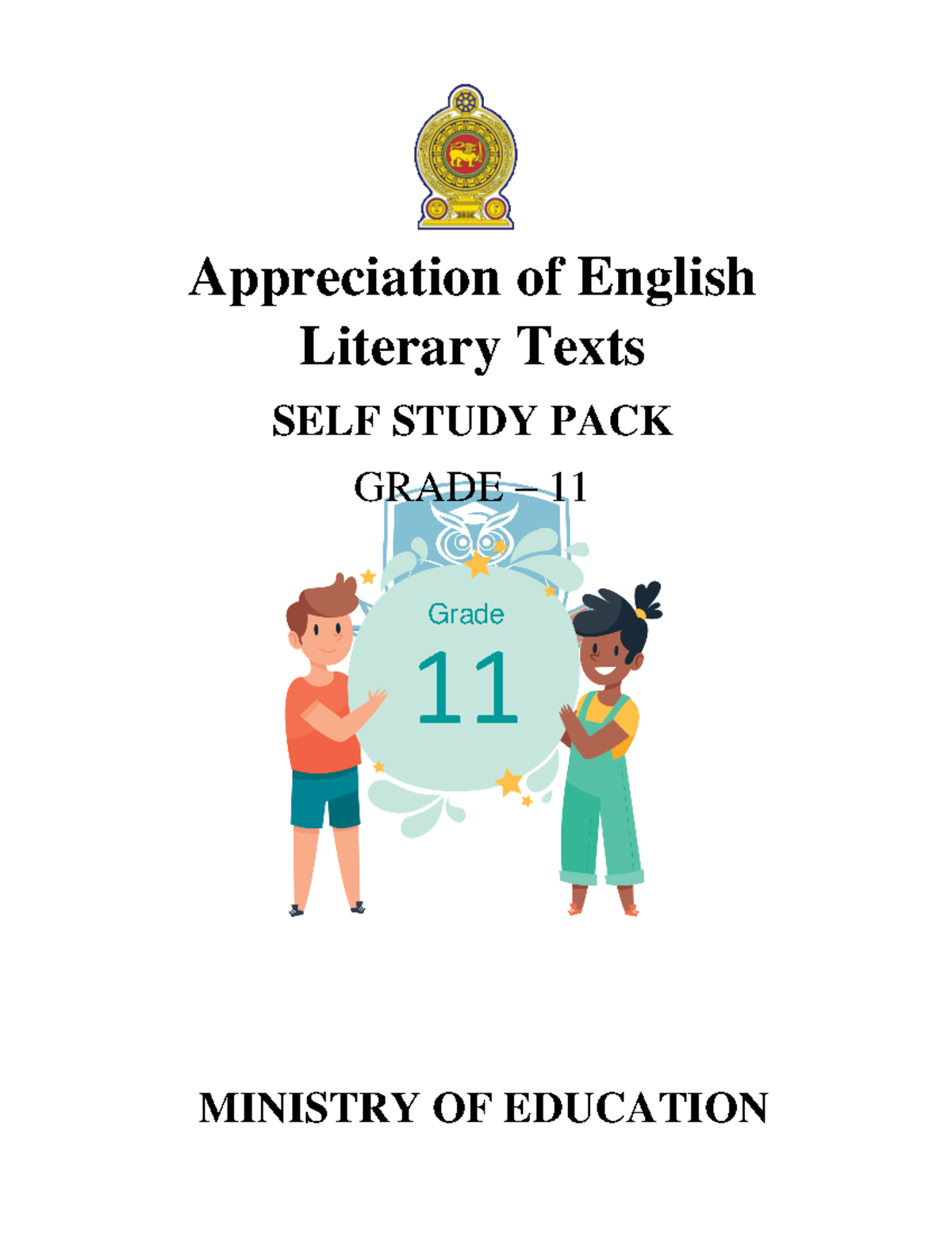 11 Lit Self Study Pack 2020 1 - Appreciation of English Literary Texts ...