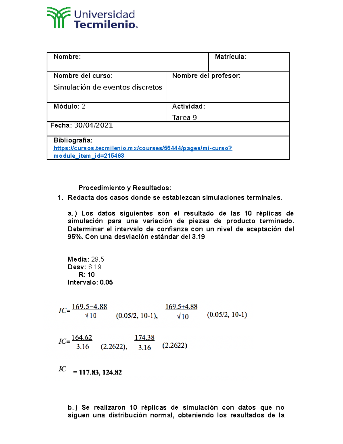 Actividad 9 Protocolo y etiqueta de Canvas de la universidad Tecmilenio ...