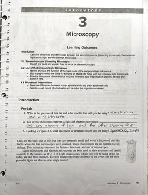 Bio 1 chapter 22 lab - completed lab assignment - BSC 1010L - Studocu