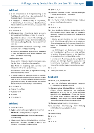 Modelltest TELC Deutsch B2 - Übungstest TELC Deutsch B von Margarete ...