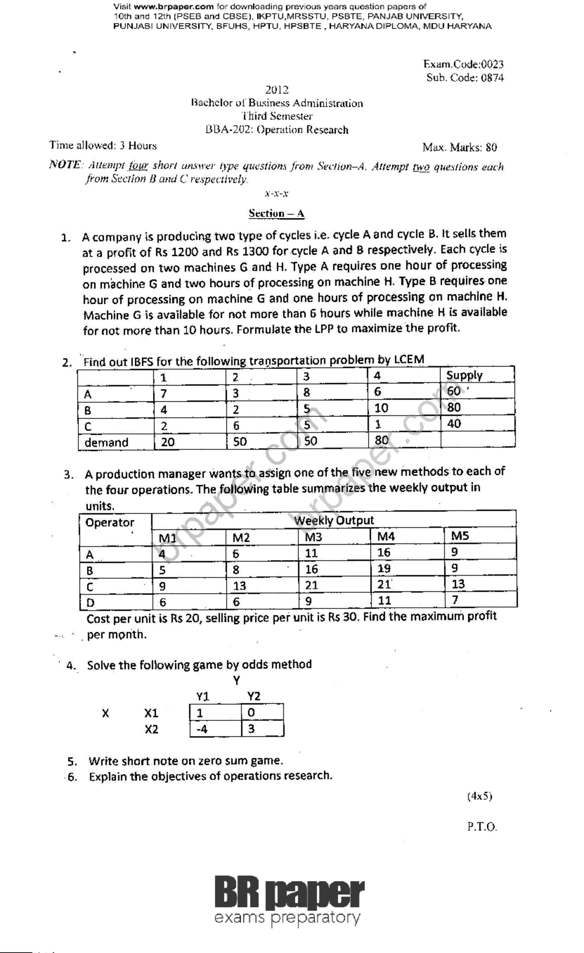 OR(3rd)Dec2021 - best notes - Btech cse 3rd year daa - brpaper brpaper ...