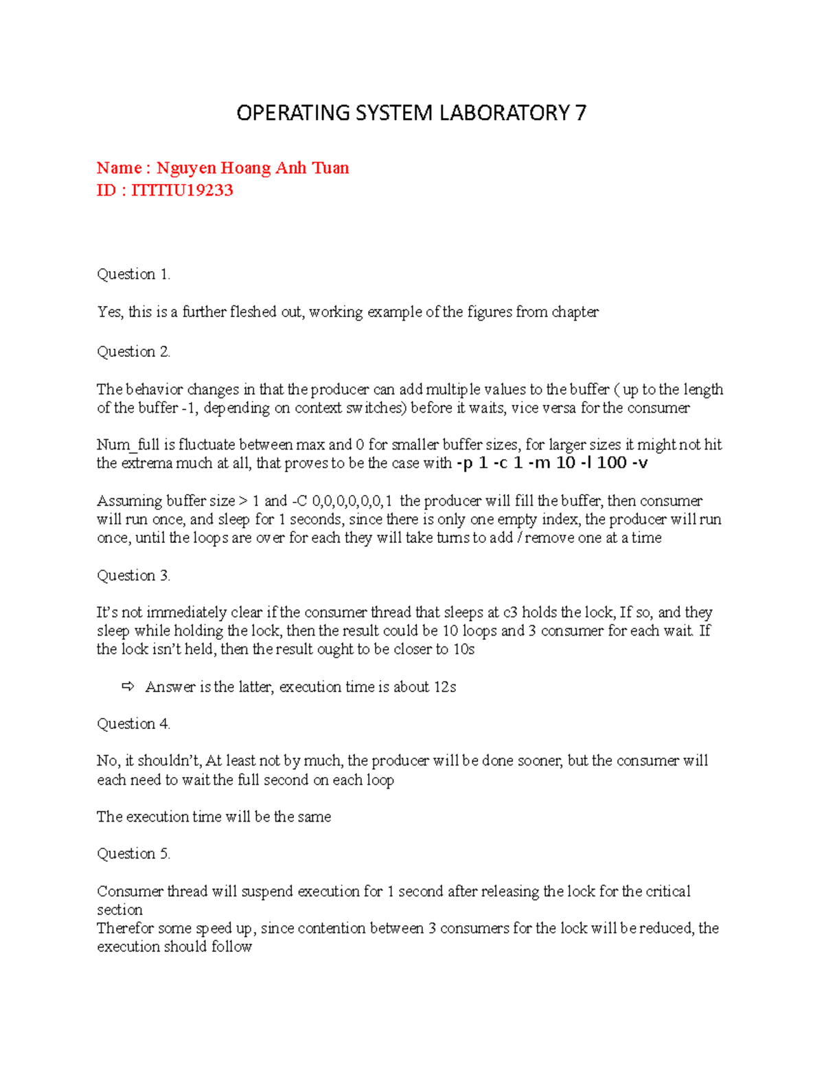 Ititiu 19233 OSLab 7 - os lab 7 - OPERATING SYSTEM LABORATORY 7 Name ...