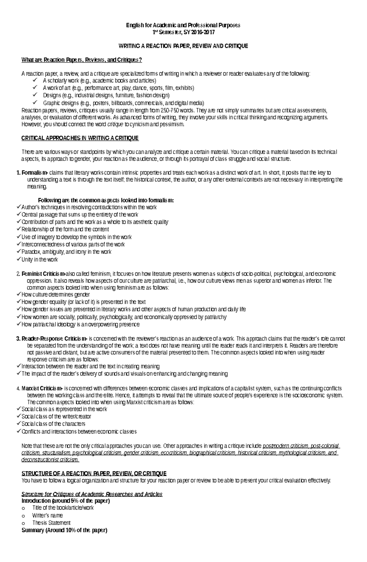 Eapp-handout-writing-a-reaction-paper-review-and-critique compress ...