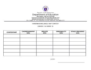 Attendance-contest - History - Republic of the Philippines Department ...