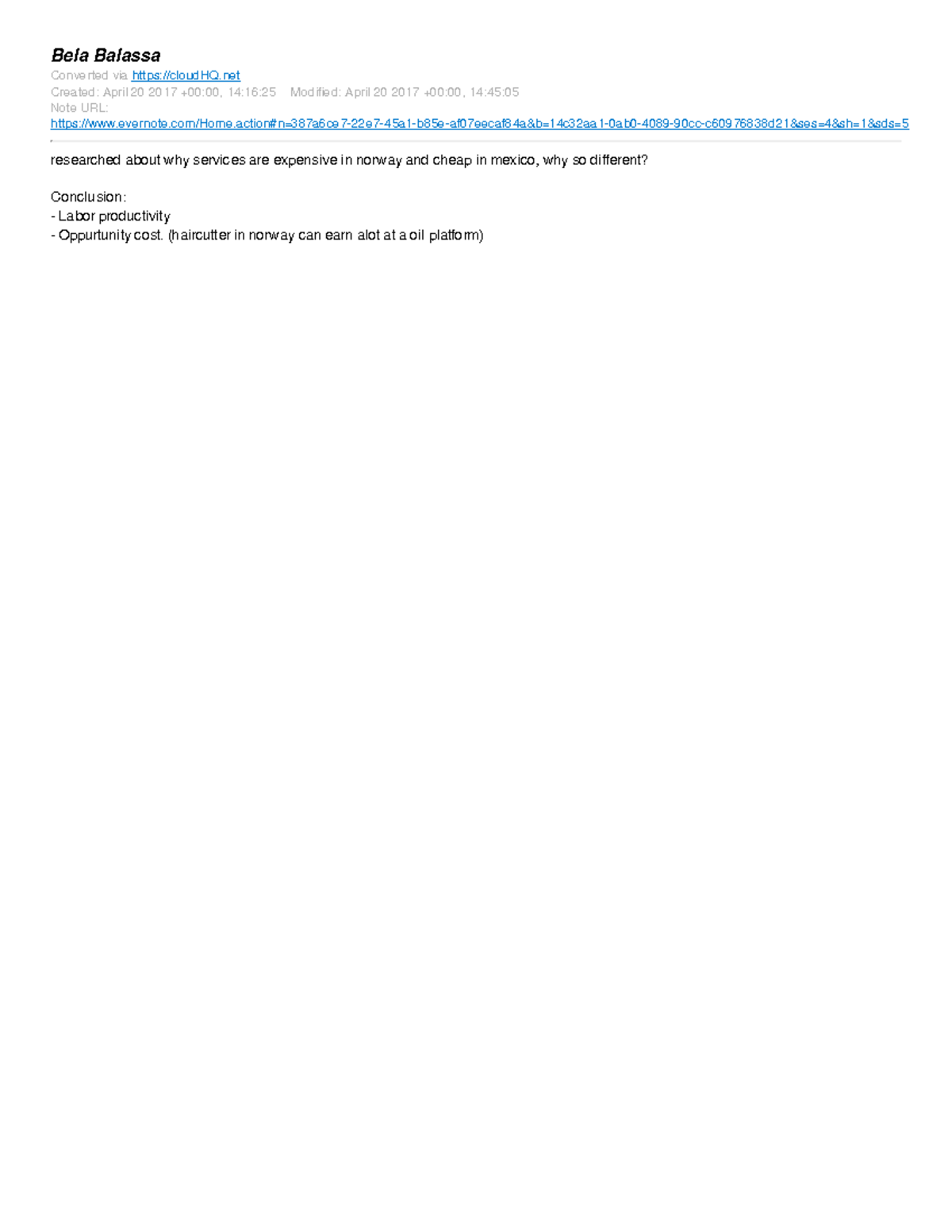 Bela Balassa-merged - Sammanfattning International Macroeconomics and ...