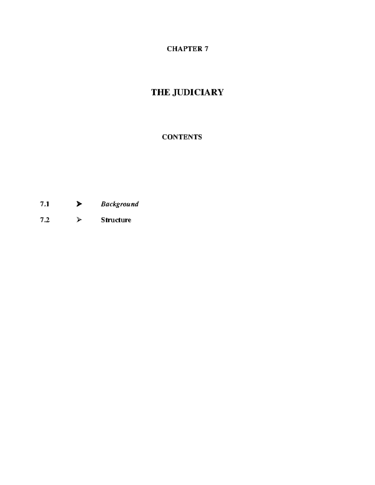 Chapter 7 - hjyh - CHAPTER 7 THE JUDICIARY CONTENTS 7 Background 7 ...