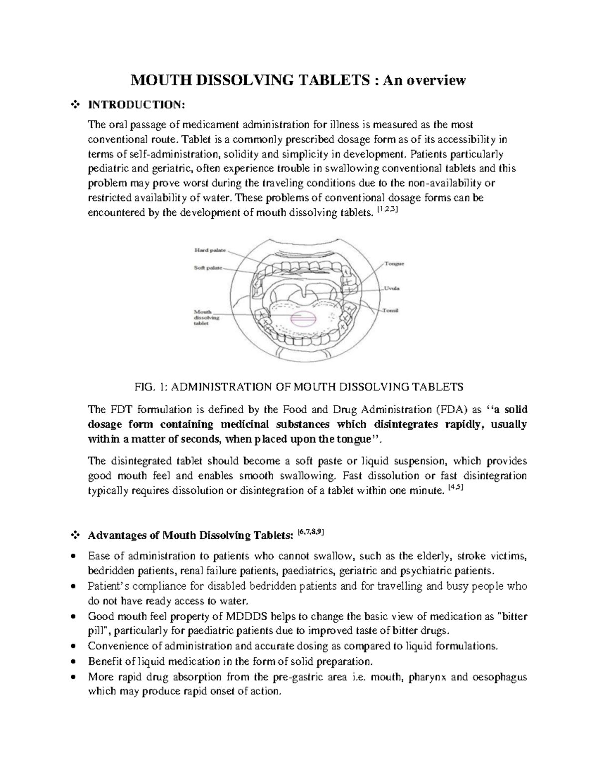 JAY MDT's Article new - for immidiate dosage forms - Aulton's ...