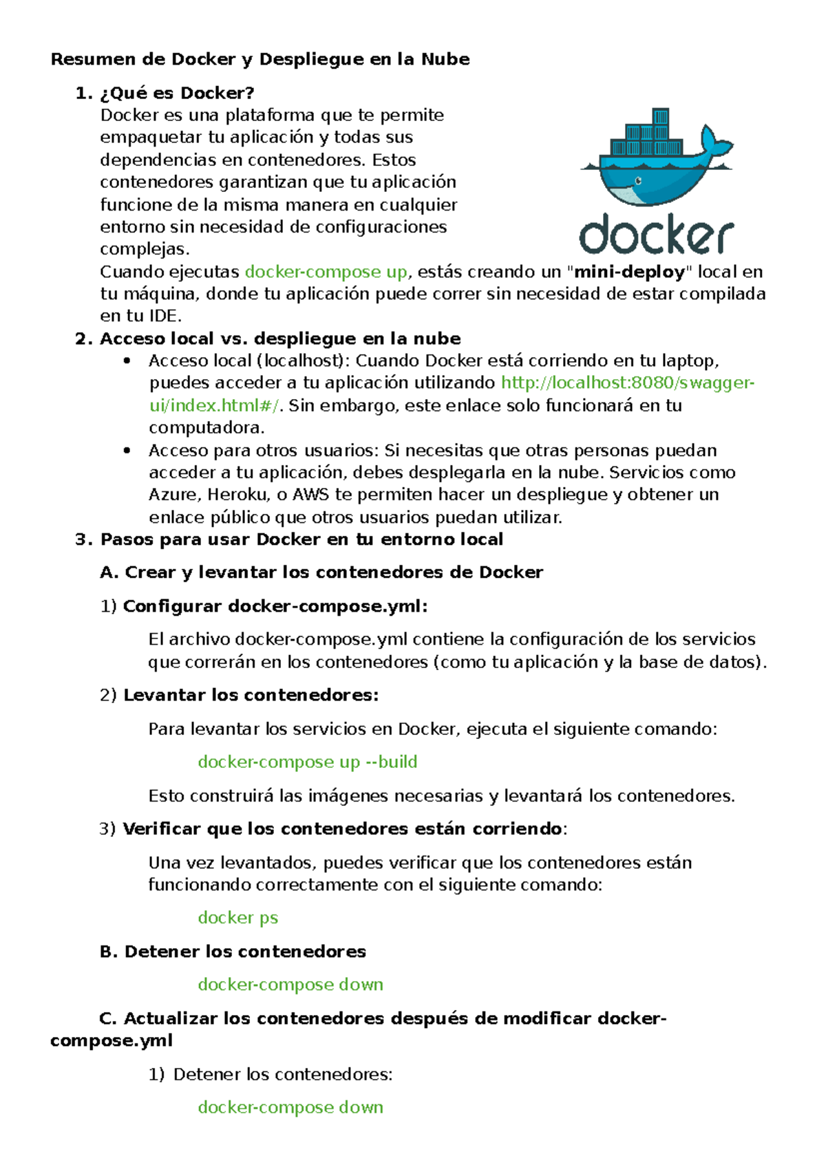 Resumen de Docker - dasdasdas - Resumen de Docker y Despliegue en la ...