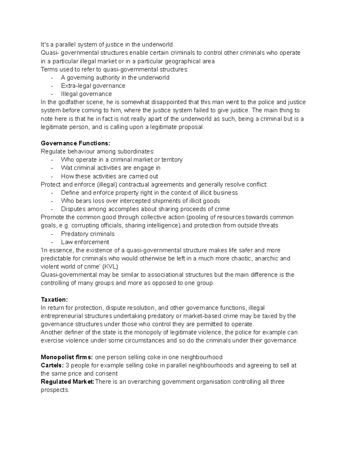 6. Quasi-governmental structures - It's a parallel system of justice in ...