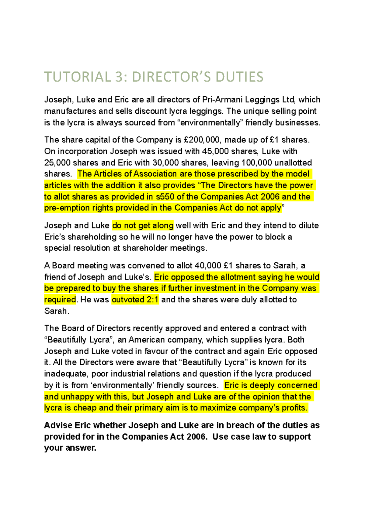 Tutorial 3 - Director's Duties 2(1).docx 17-06-15-984 - TUTORIAL 3 ...