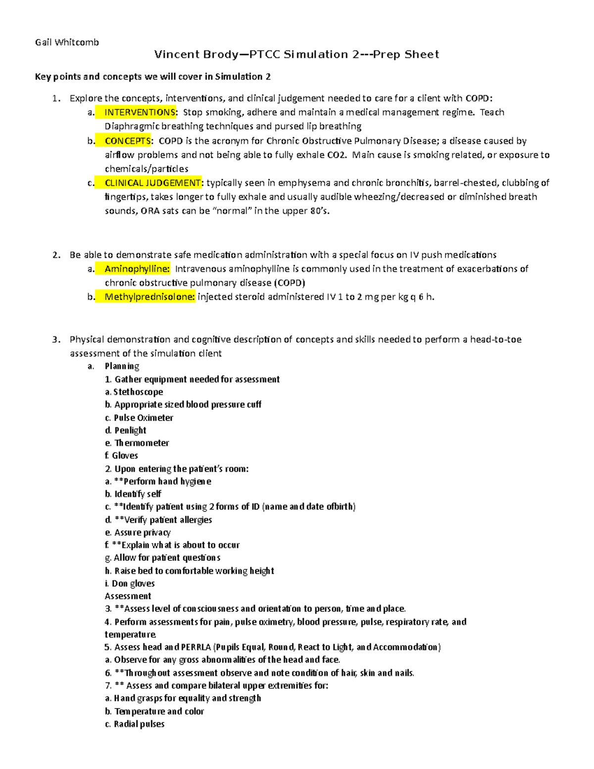 Vincent Brody Sim 2 2022 - Vincent Brody—PTCC Simulation 2-Prep Sheet ...