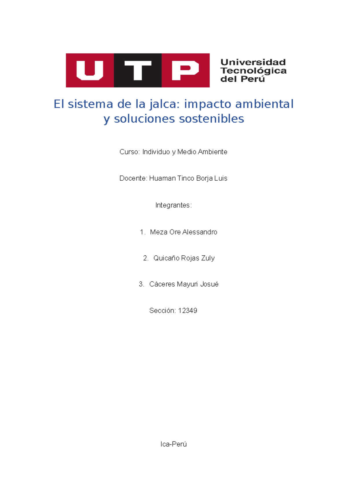 El sistema de la jalca - les puede servir - El sistema de la jalca ...