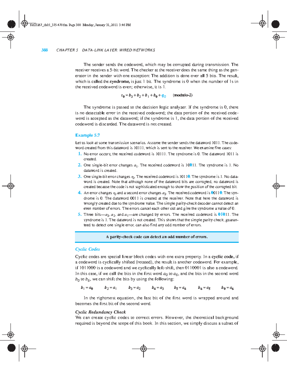 CRC - i dont know what that is but it is what it is - 388 CHAPTER 5 DATA-LINK LAYER: WIRED ...
