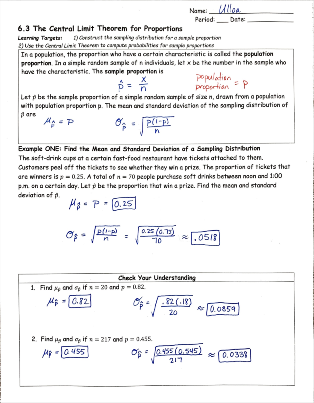 6 3 Notes This Helps With The Binomial Distribution Curve Calculation