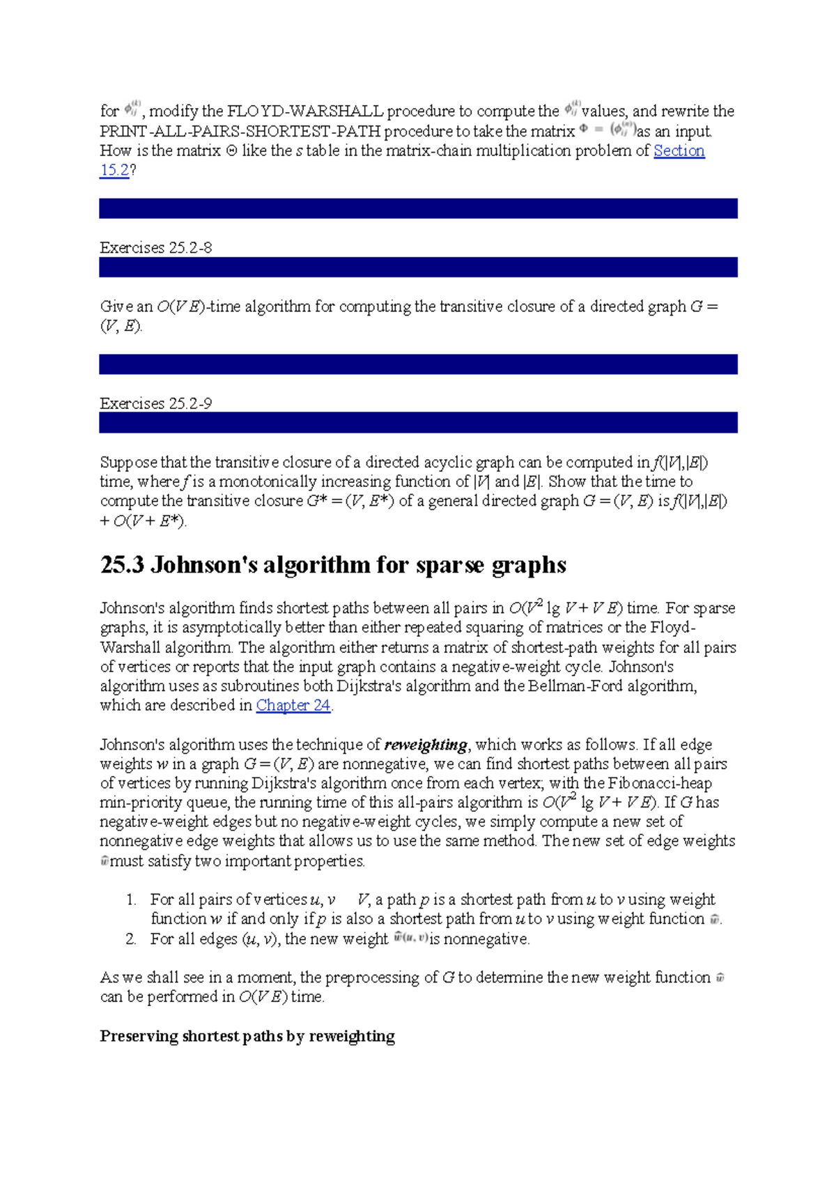 Algorithm Part 6 All Pairs Shortest Paths Chapter 25 For Modify