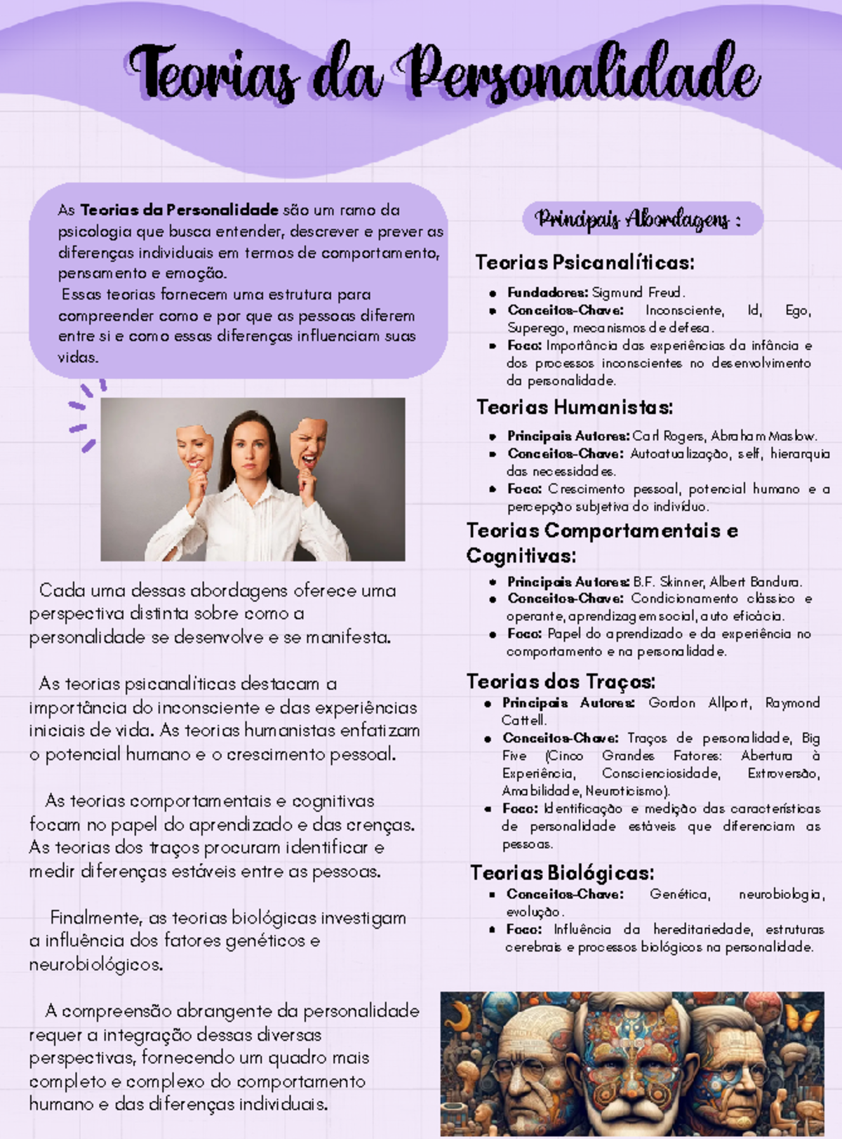 Resumos teoria da personalidade 01 - Teorias da PersonalidadeTeorias da ...