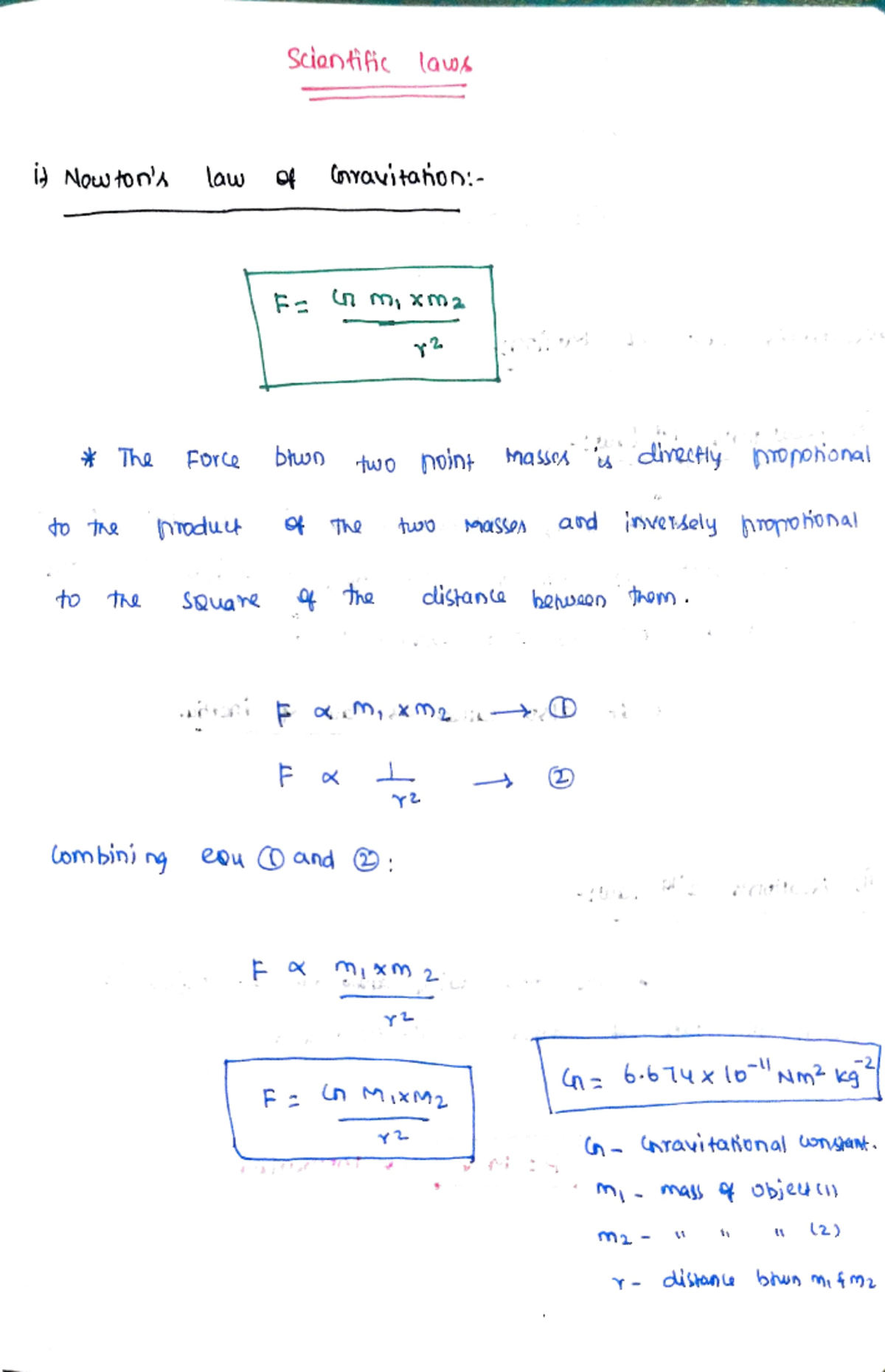 Important scientific laws -t w f:OY~