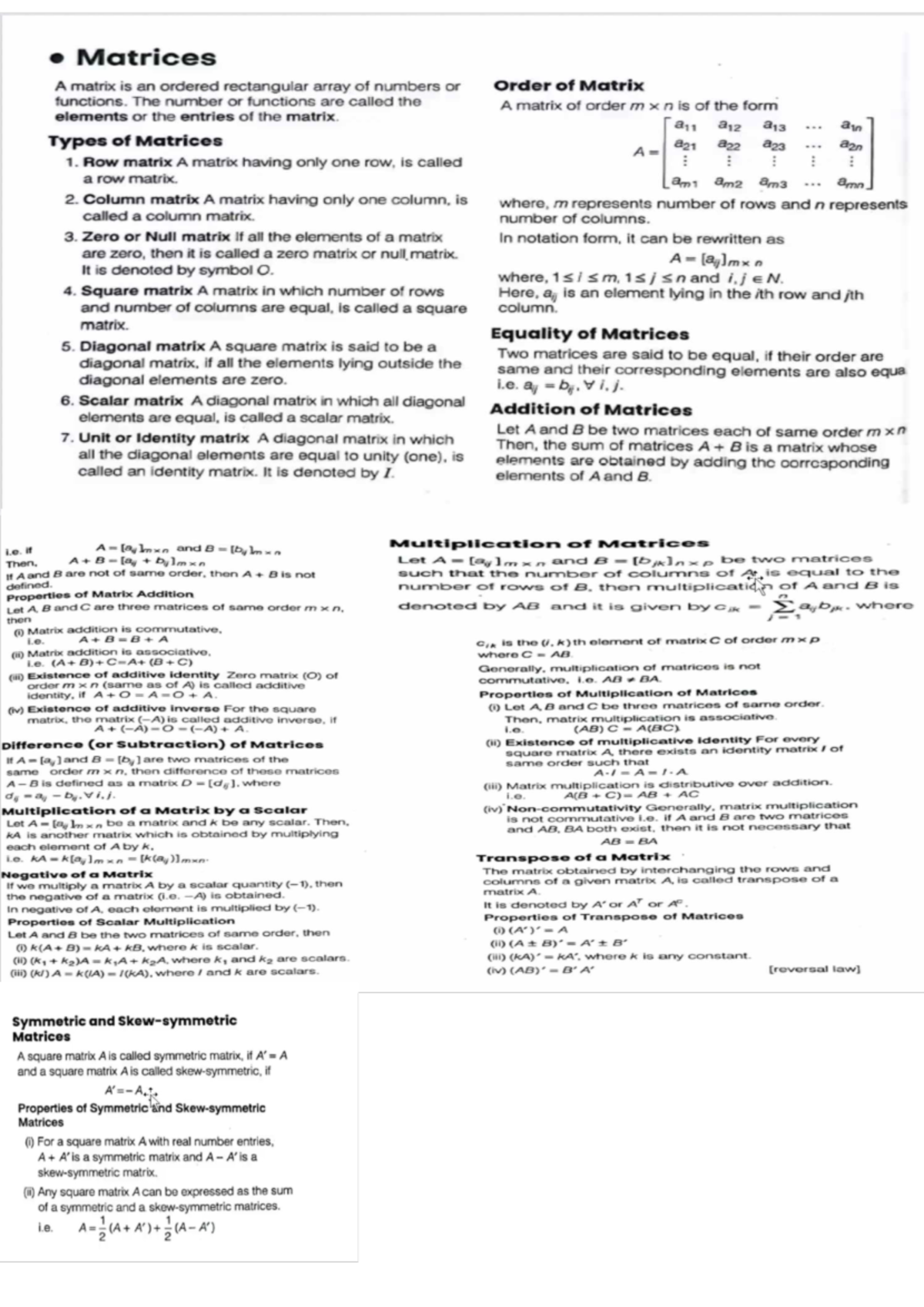 Term 1 Revision - mathematics - Studocu
