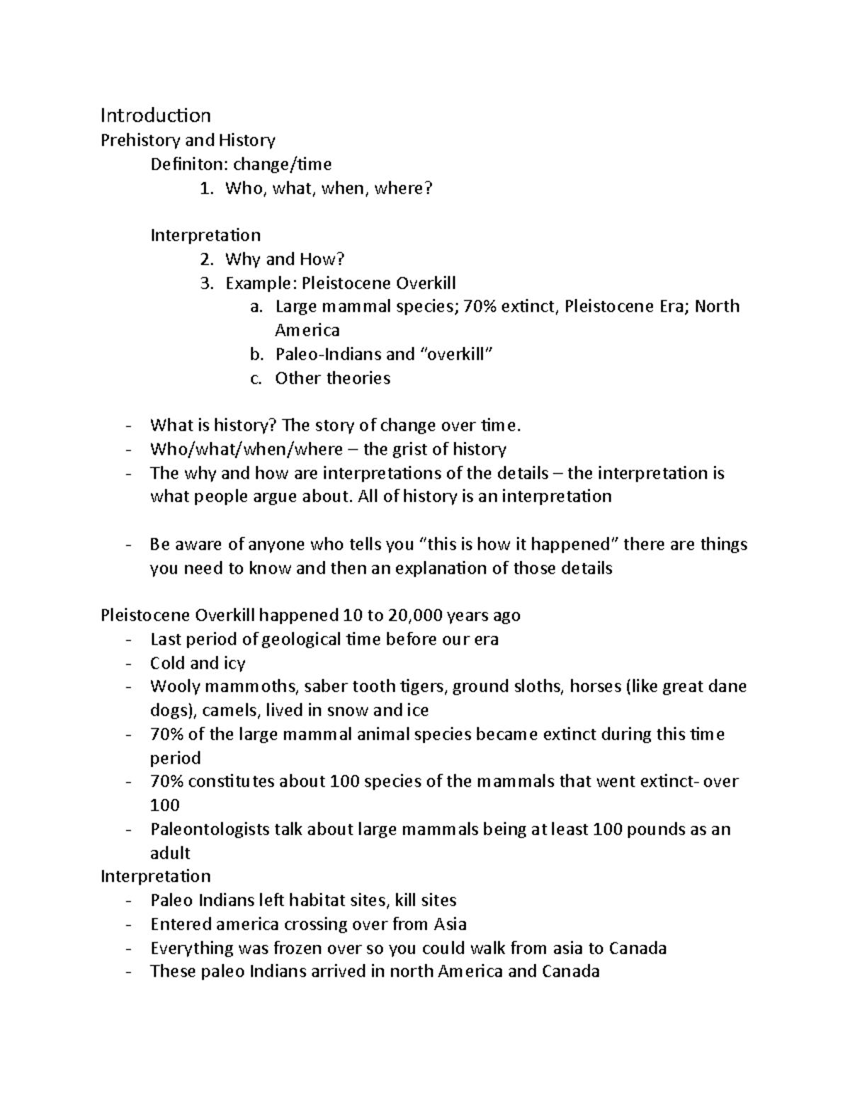 8:20:18 SAH - lecture heavy course - Introduction Prehistory and ...