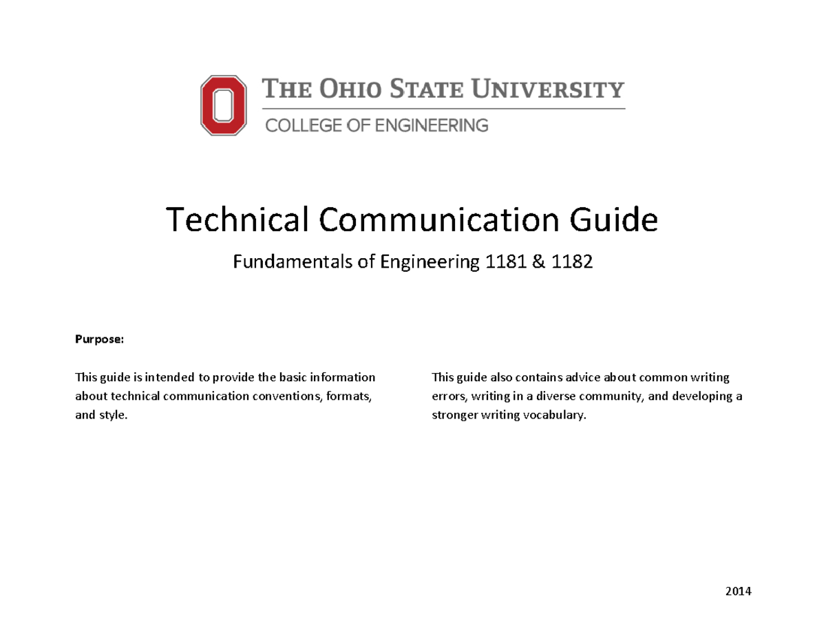 Technical communication guide (2015) - Technical Communication Guide ...