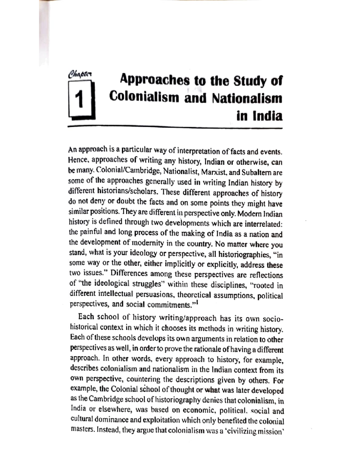 Colonialism And Nationalism In India 2024-23 Question Paper – ITCK
