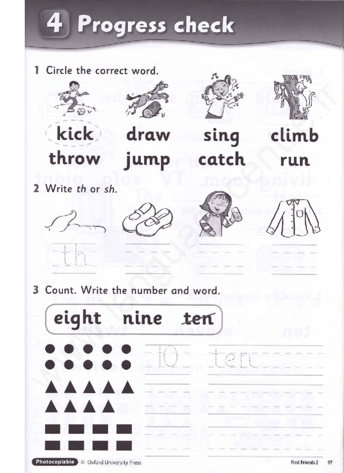 First Friends 2 - unit 4 - languagecentre - Studocu